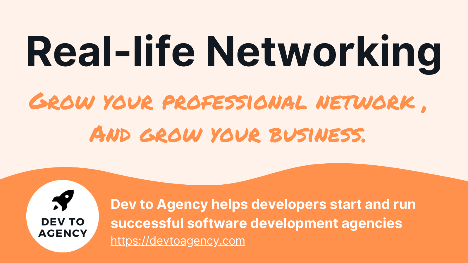 Real-life networking